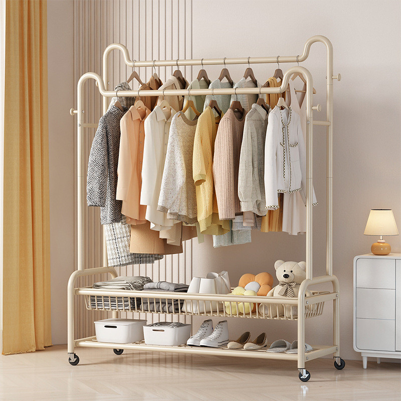 M/Coat Rack Floor Hanger Bedroom Household Clothes Hanger Simple ...