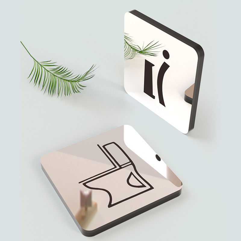 JY-8/Toilet Signboard Toilet Squatting Sign Urinal Nameplate Toilet ...