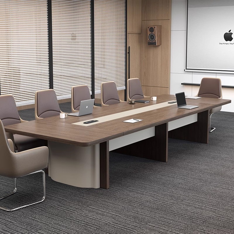 Q-8/Conference Table Long Table Simple Modern Office Table and Chair ...