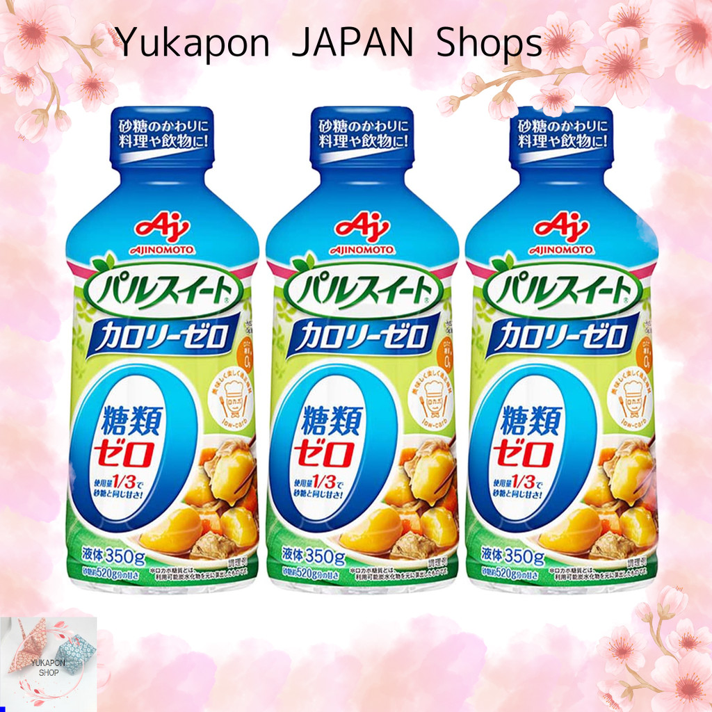 Ajinomoto Pal Sweet Zero Calories Liquid Type 350g Bottle × 3 Pieces ...