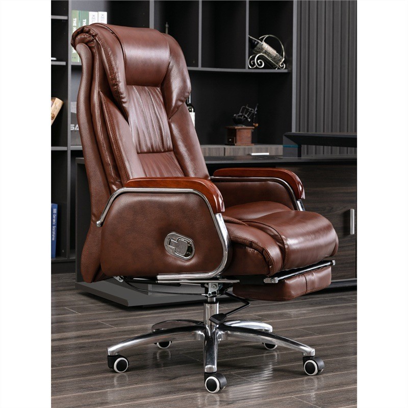 JY-8/Genuine Leather Executive Chair Office Seat Computer Chair Home ...