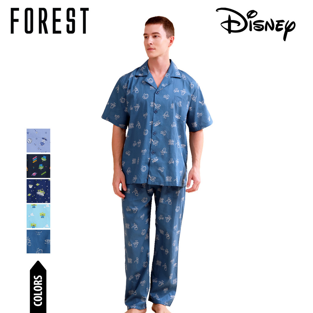 Forest Baju Tidur Lelaki | Forest X Disney Alien Mens Woven Cotton ...