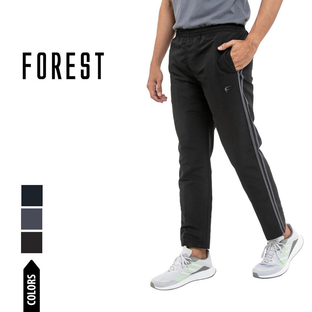 Forest Seluar Track Lelaki | Forest Double Taping Slim Fit Tracksuit ...