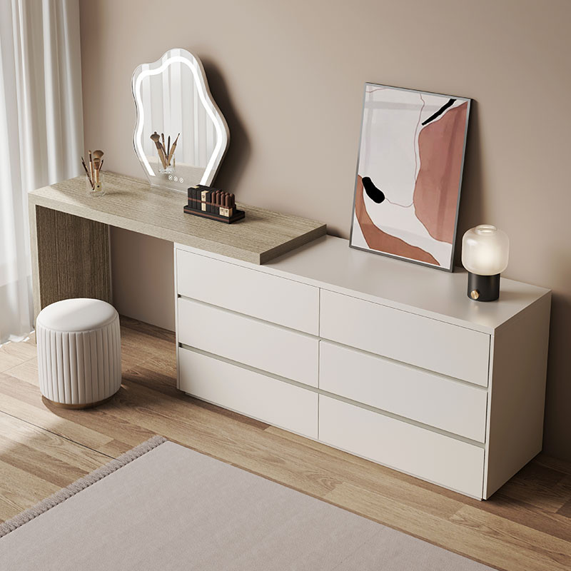 JY-8/IL French Dresser Household Bedroom Cream Style Light Luxury Chest ...