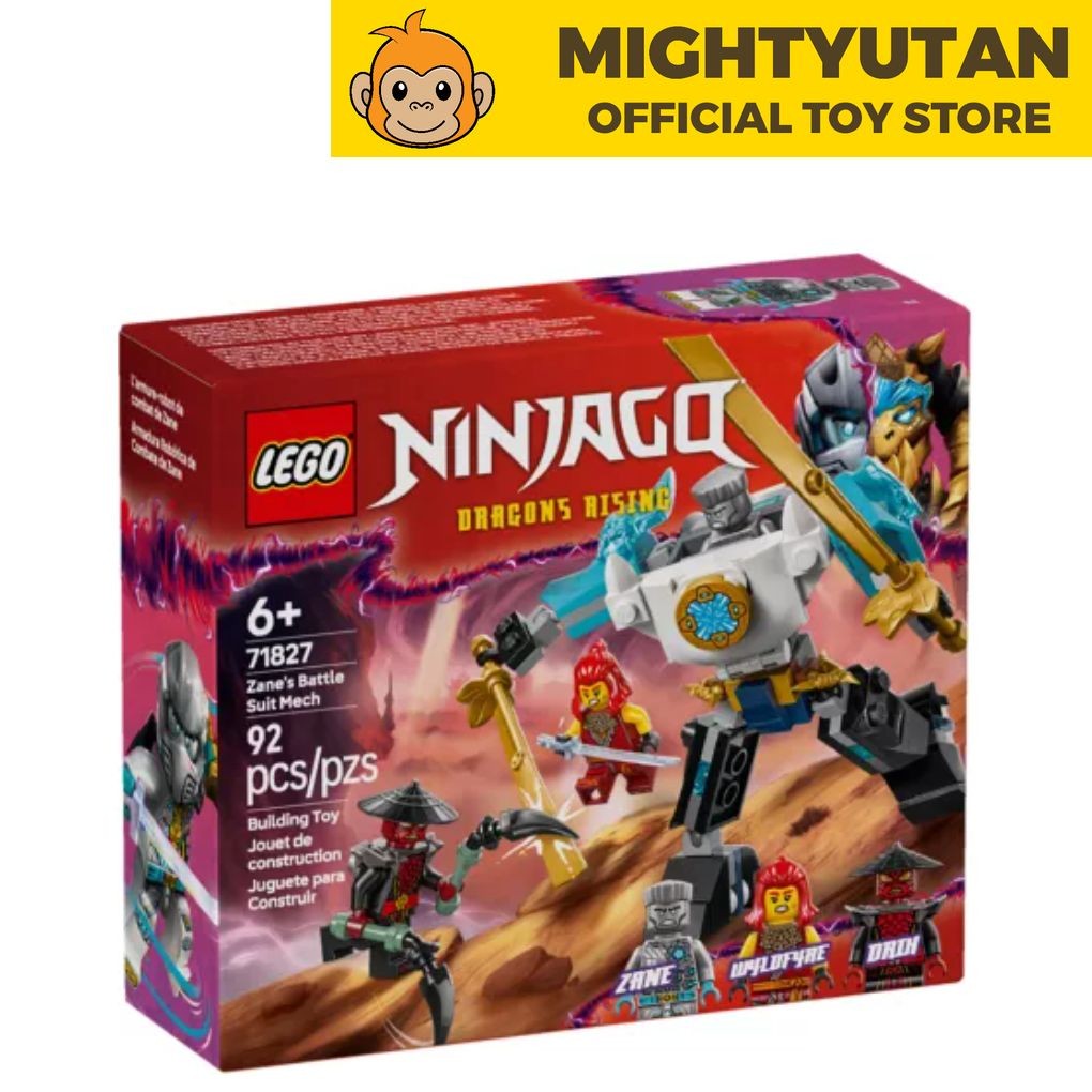 [Original] LEGO Ninjago 71827 Zane's Battle Suit Mech Toys for Kids ...