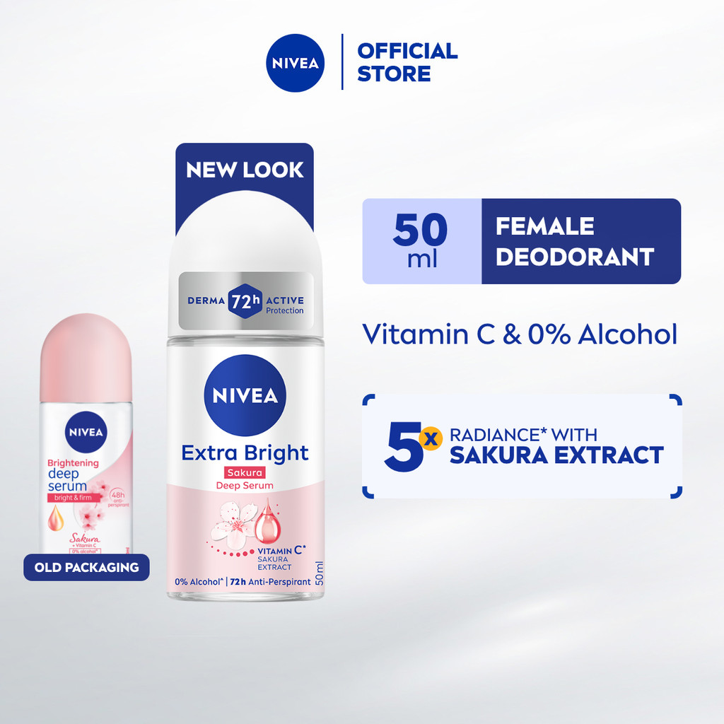 NIVEA Female Deodorant Sakura Roll On 50 ml/ Personal Care / Anti ...