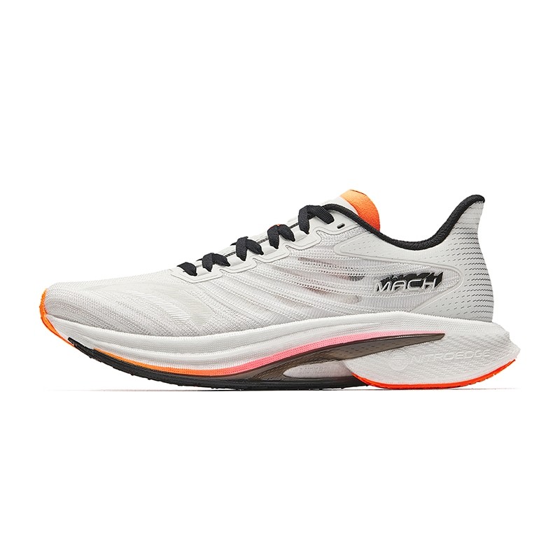 ANTA Men MACH 4 Running Shoes 1124C5583-1 -White/Silver/Black (Kasut ...
