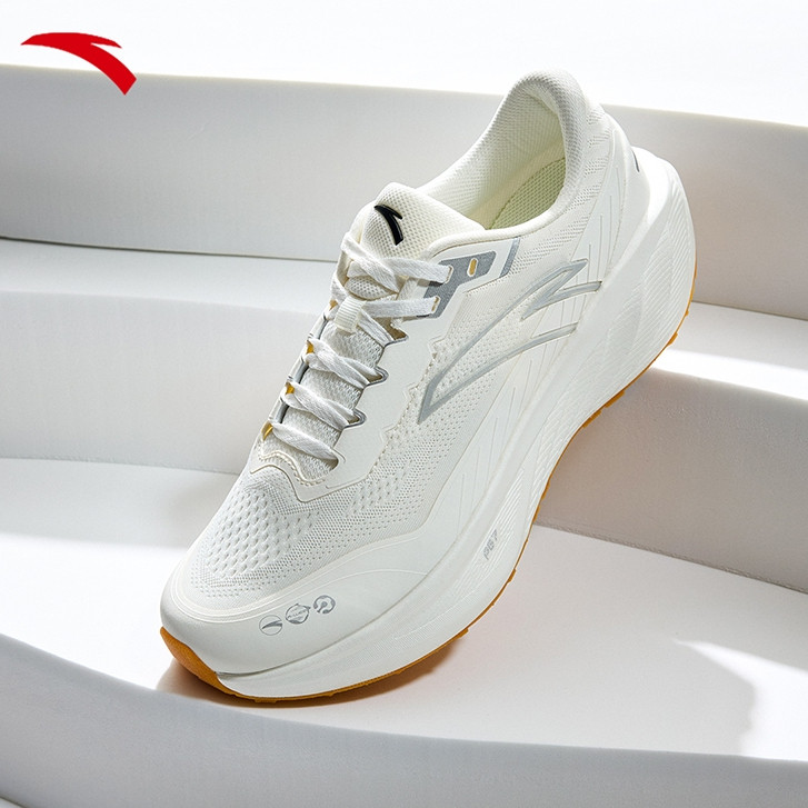 ANTA Men PG7 Float Running Shoes 1124E5504-1 -White/Silver (Kasut ...