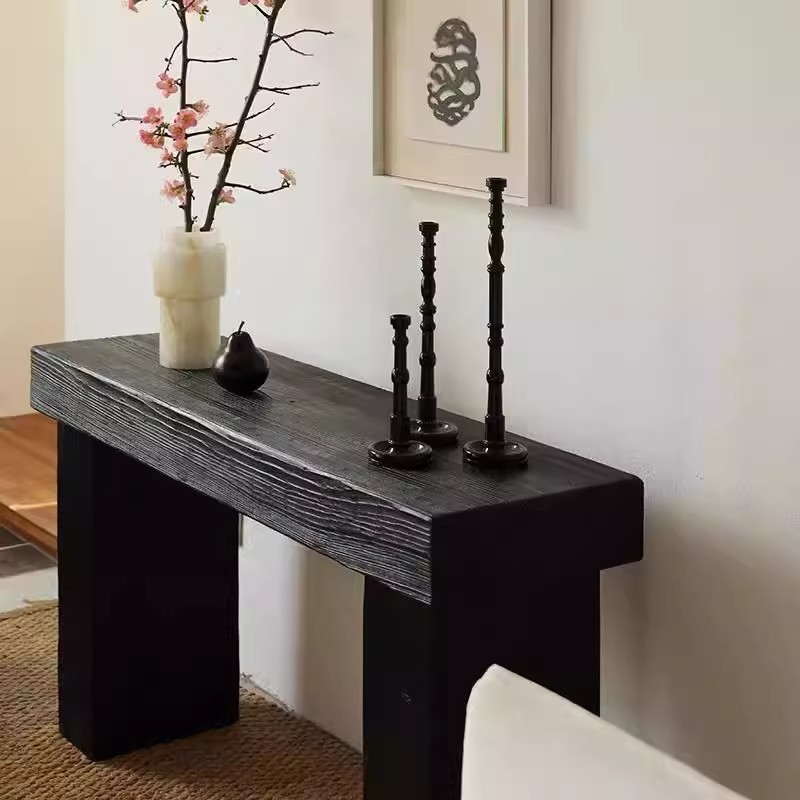 J-H/Wabi-Sabi Style Homestay Hotel Corridor Display Table Entryway ...