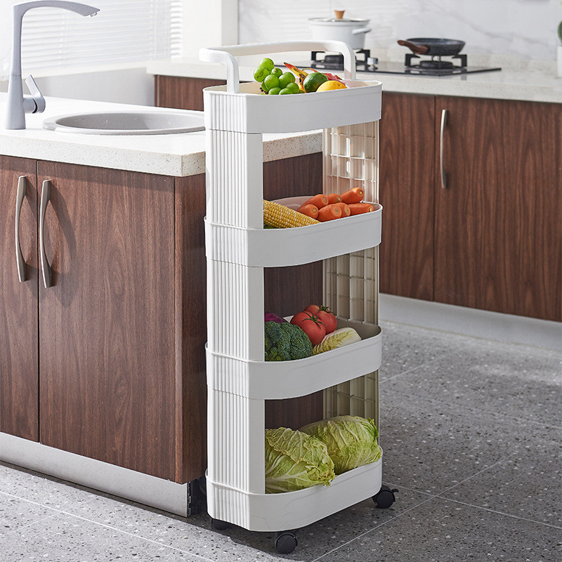 J-H/Kitchen Storage Rack Floor Multi-layer Fruit and Vegetable Rack ...