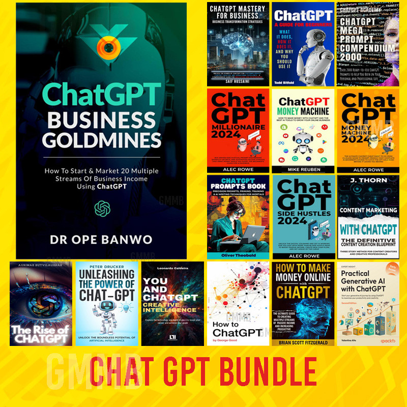 ChatGPT Bundle | Technology | Chat GPT | Skills | Prompts | Learn | Guide | Education ...