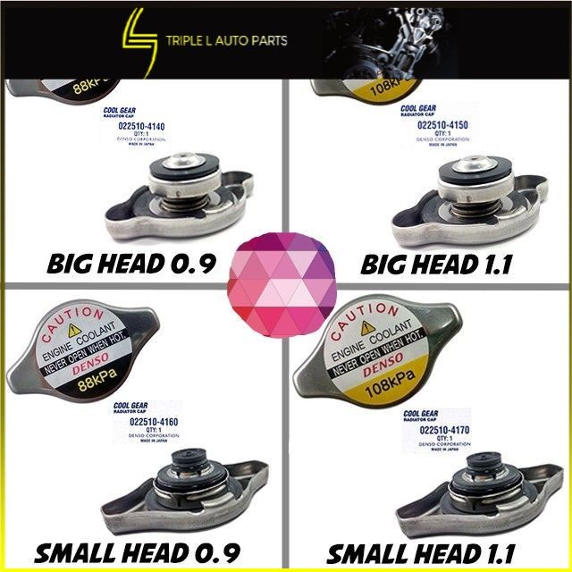 Radiator cap R124, R148, R125, R126(0.9&1.1)for Proton Saga iswara wira ...