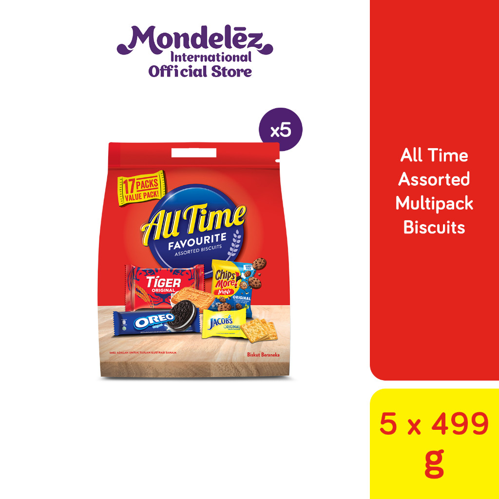 All Time Assorted Biscuits Multipack (475g x 5) | Shopee Malaysia