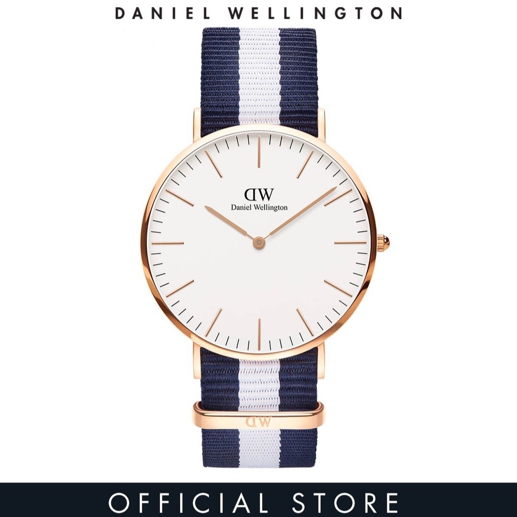 [2 Years Warranty] Daniel Wellington Classic Glasgow 40mm - Nato strap ...