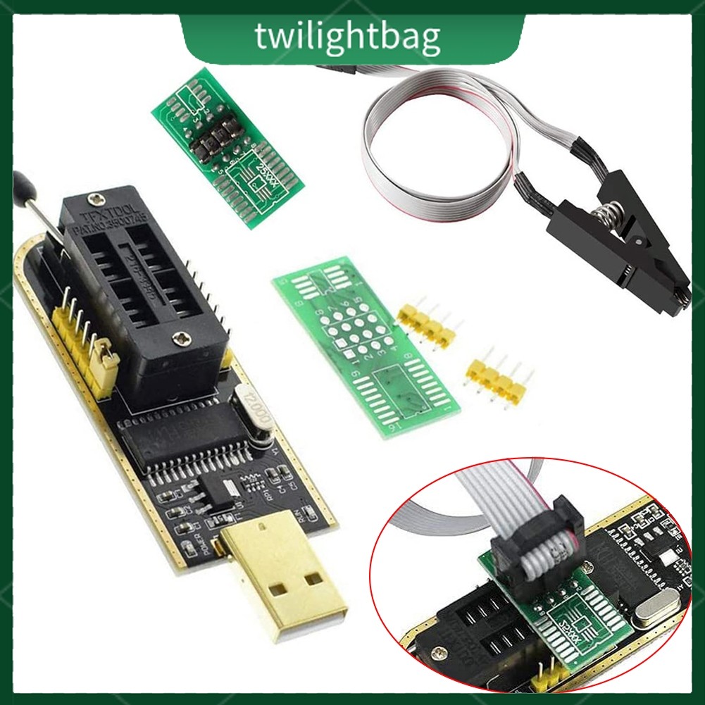 USB Programmer CH341A Series Burner Chip 24 For EEPROM for BIOS Writer ...