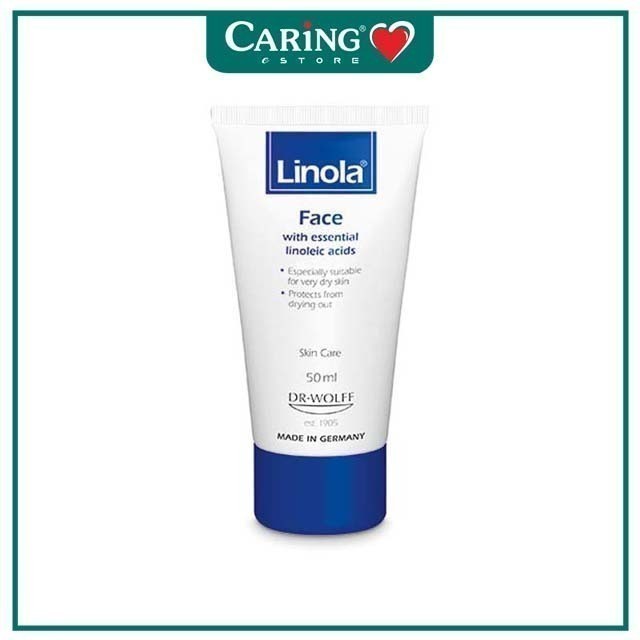 LINOLA MOISTURIZING FACE CREAM FOR DRY SKIN & ECZEMA (50ML) | Shopee ...