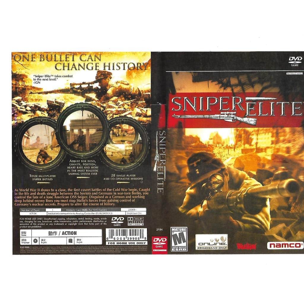 PS2 DVD Games Collection Sniper Elite | Shopee Malaysia