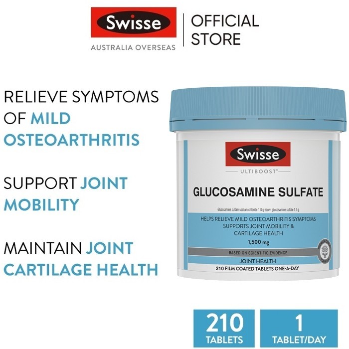 Swisse Ultiboost Glucosamine Sulfate 210 Tablets (EXP:02 2028) | Shopee Malaysia