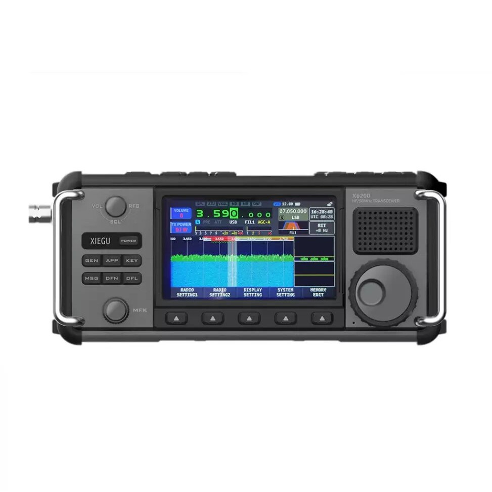 Xiegu X6200 HF/50MHz SSB/CW/AM/FM/WFM/AIR Portable Transceiver | Shopee Malaysia