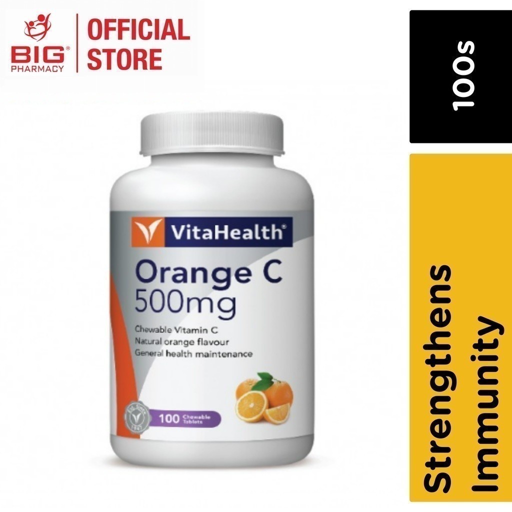 Vitahealth Orange C 500mg Chewable 100s Shopee Malaysia 6501