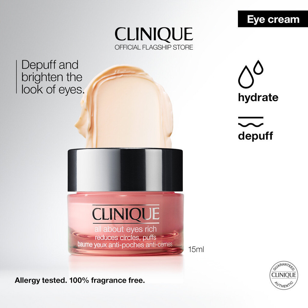 Clinique All About Eyes Rich Eye Cream (15ml) | Shopee Malaysia
