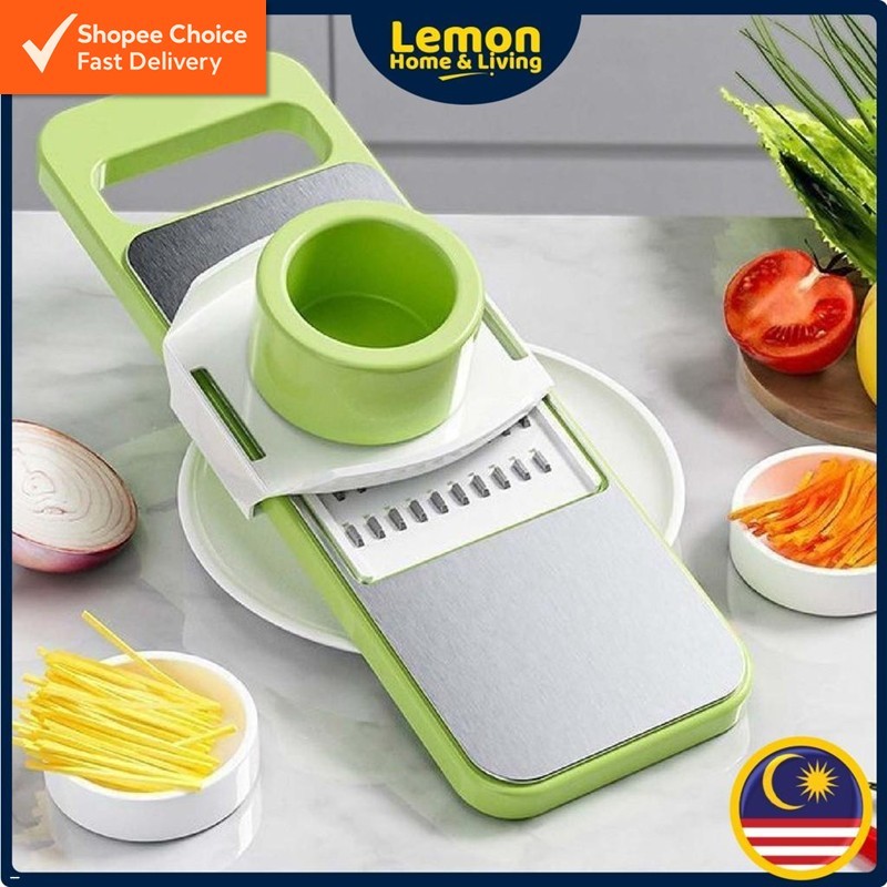 [Shopee Choice] 5in1 Multifunction Slicer Adjustable Vegetable Cutter Carrots Peeler Potato ...