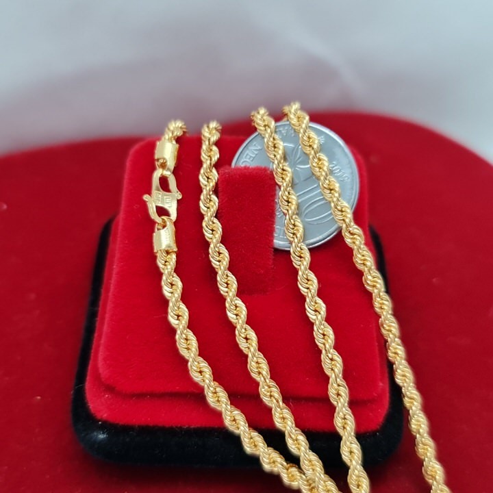 Emas916, R. Leher Pintal Hollow 0.3 cm Kt 8794 P542 45 52.5 65 67.5 | Shopee Malaysia