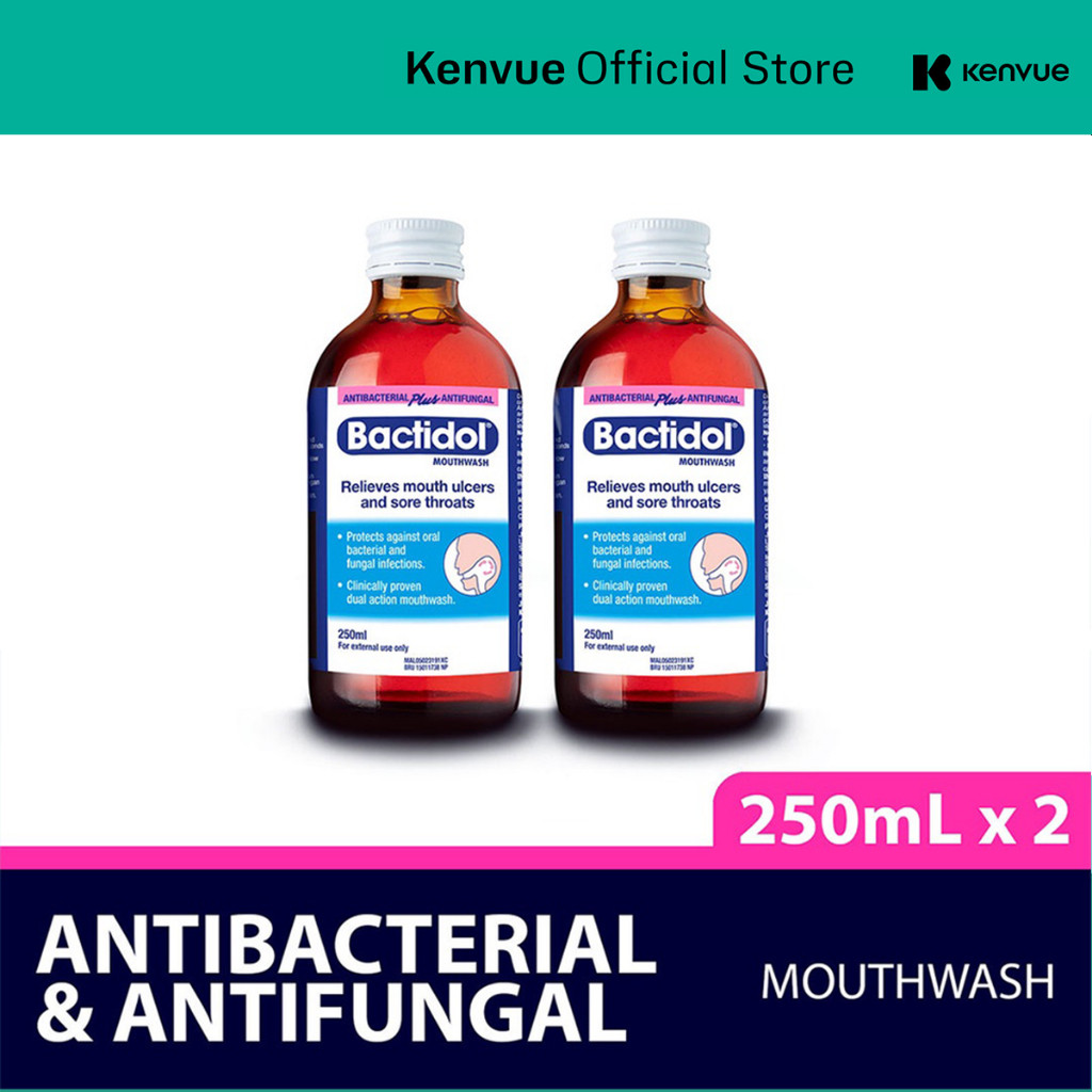 [Bundle of 2] Bactidol Mouthwash 250ml | Shopee Malaysia
