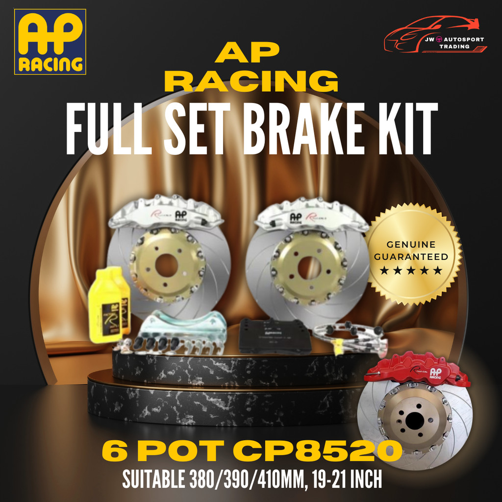 100% Original Genuine AP Racing Radical 6pot CP8520 Full Set Brake Kit ...