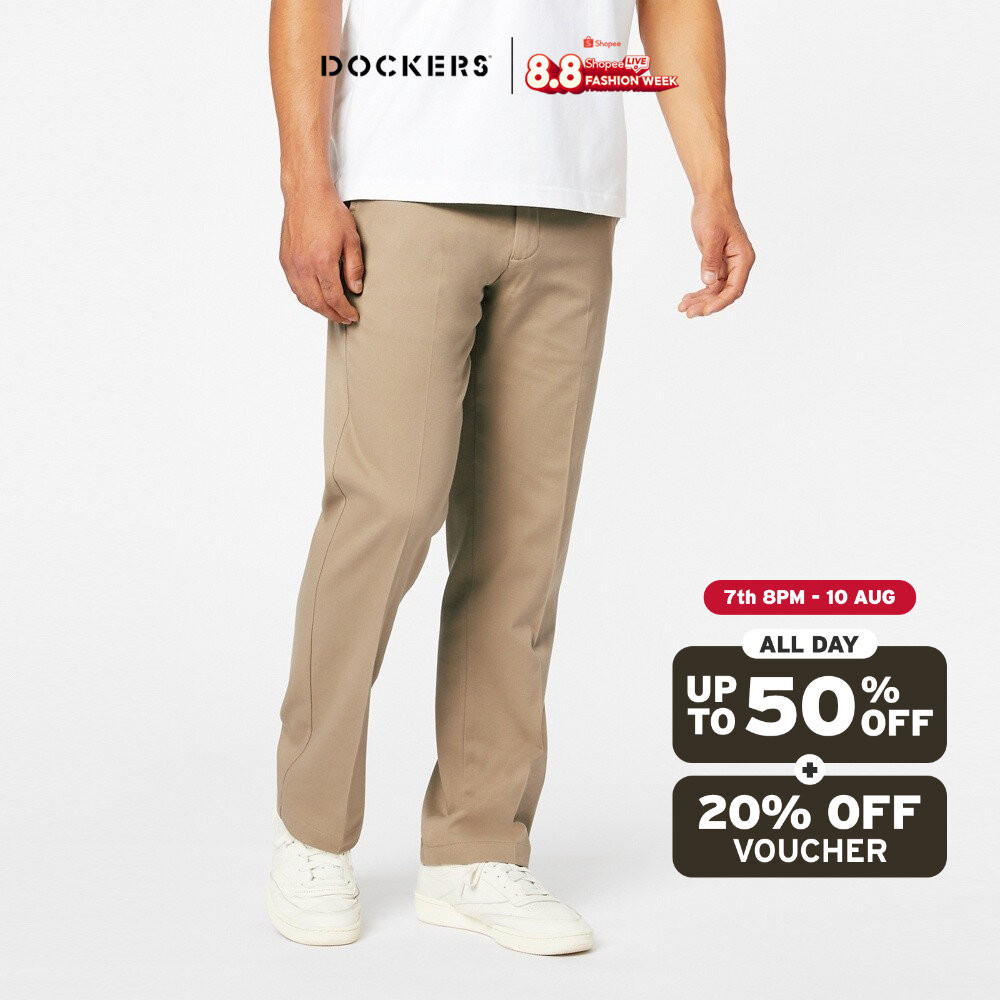 Dockers® Men's Easy Khaki Straight Fit Pants 29712-0001 | Shopee Malaysia