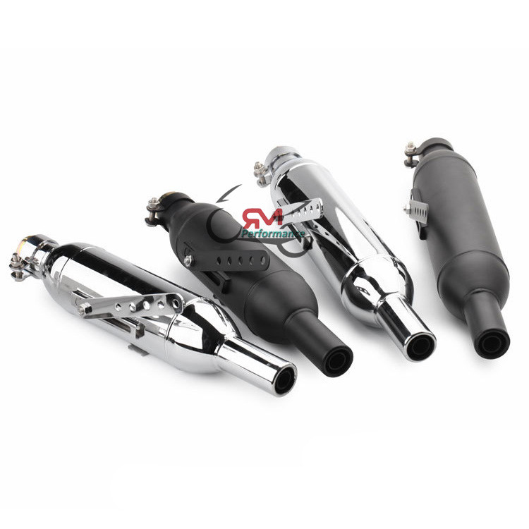 For Harley Davidson Motorcycle Exhaust Muffler Pipe Cafe Racer Muffler ...