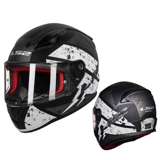 LS2 FF353 full face motorcycle helmet ABS safe structure casque moto ...