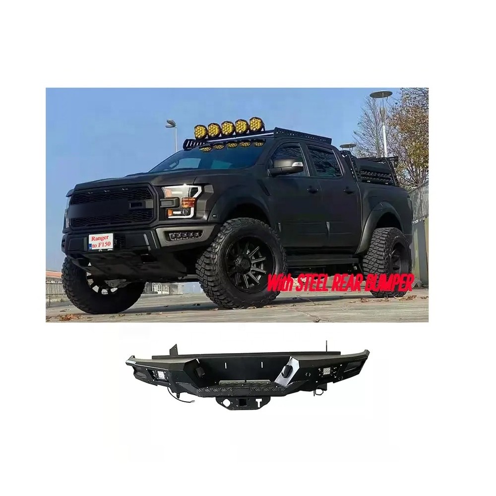 Ranger T6 T7 T8 Modified to F150 2021 Raptor Bodykit with STEEL REAR ...