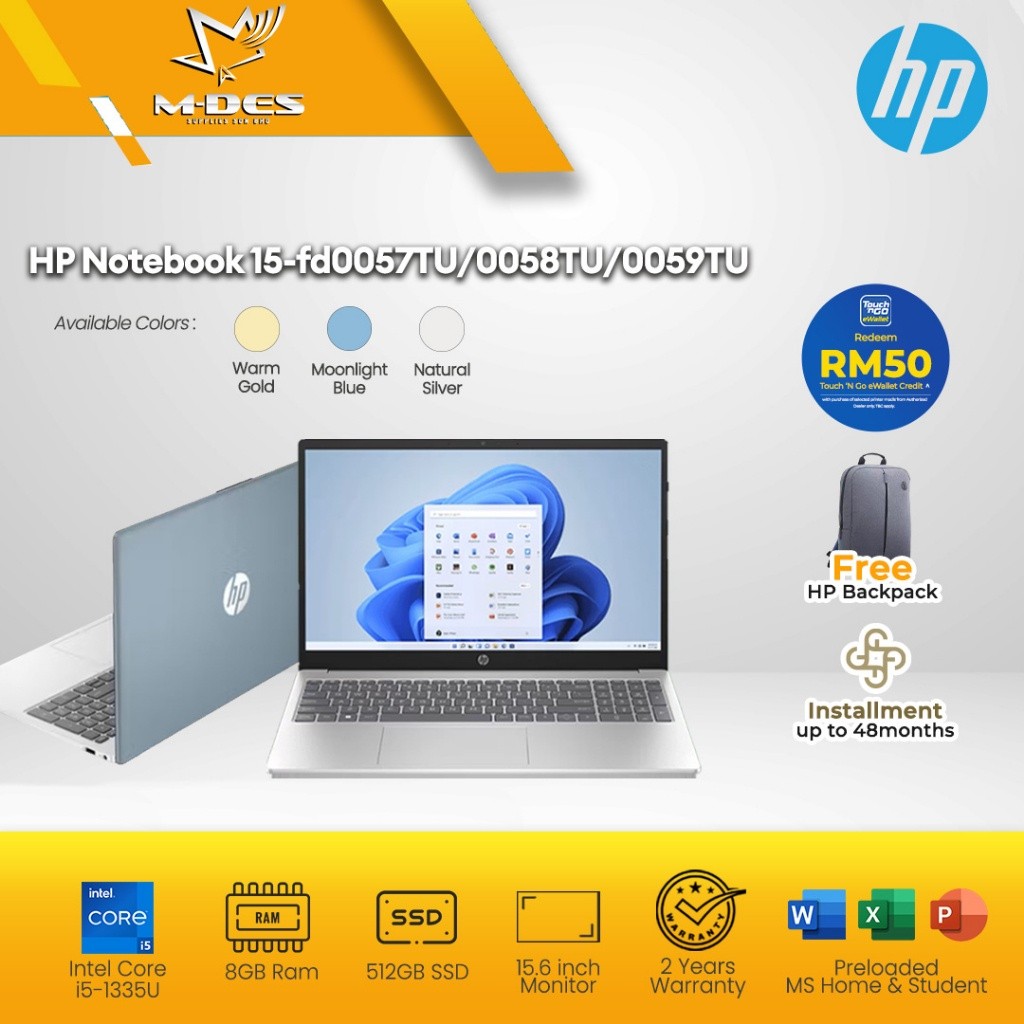 HP 15-fd0057TU / 15-fd0058TU / 15-fd0059TU Notebook / Laptop (15.6 FHD ...