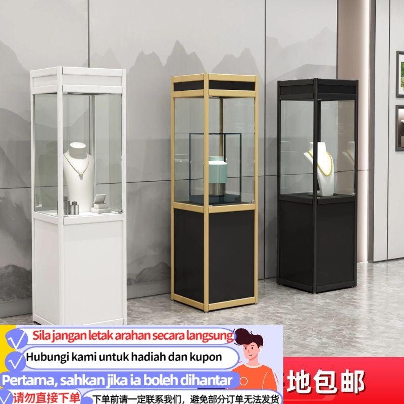 Get 7% coupon+gift】-D Glass Showcase Jewelry Counter Museum Showcase ...