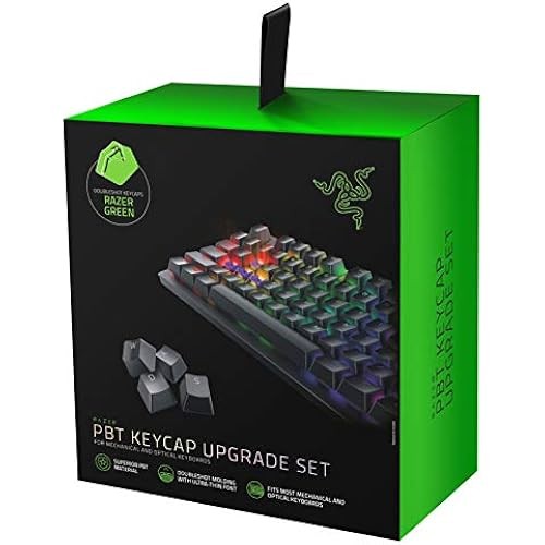 Razer PBT Keycap Green - US Gaming For mechanical keyboard replacement ...