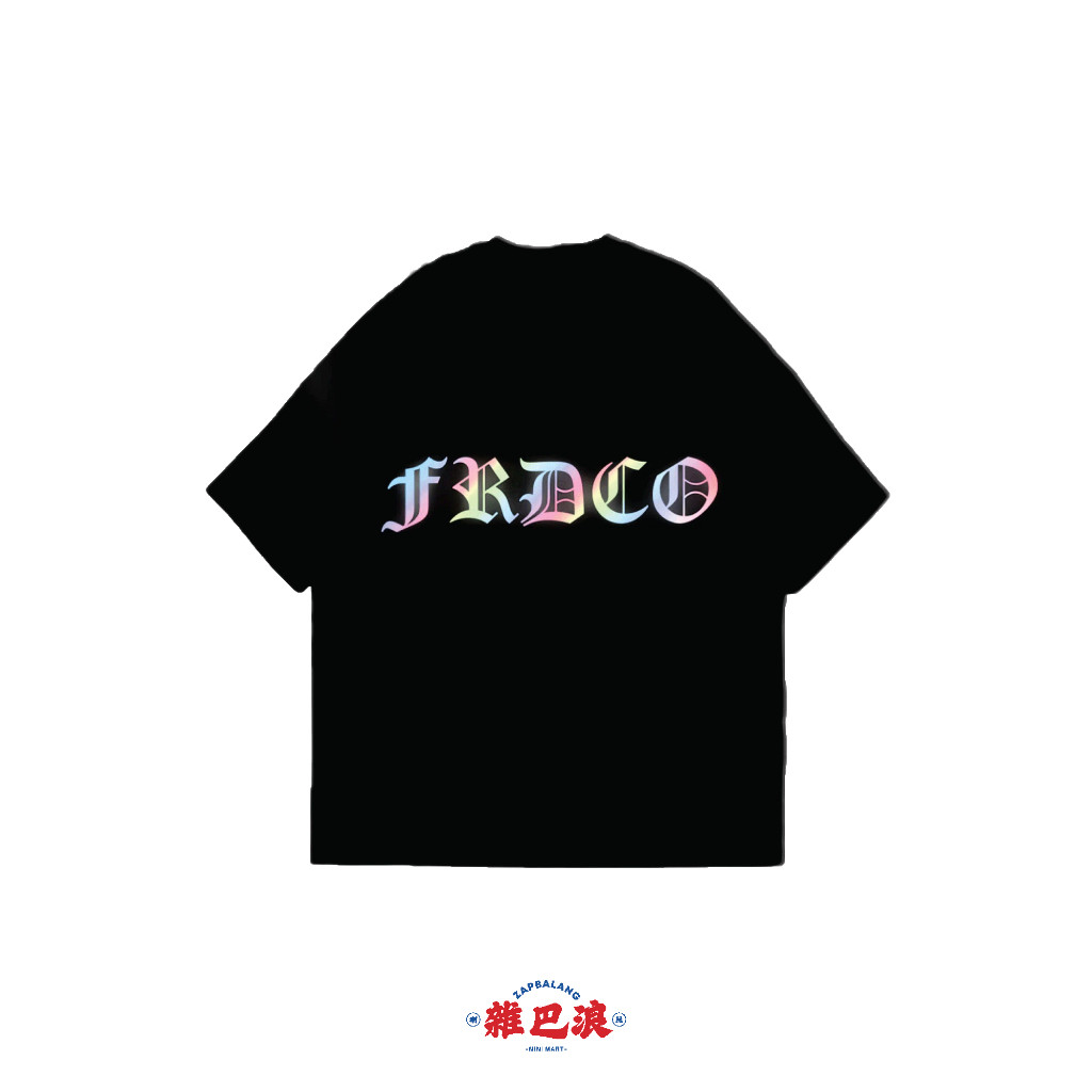 Zapbalang Mini Mart: Frdco | Rainbow Reflective Essential Tee (Black ...