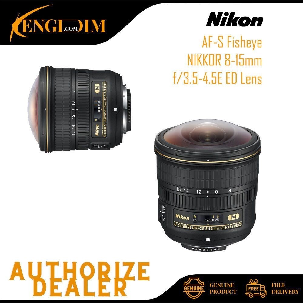 Nikon AF-S Fisheye NIKKOR 8-15mm f/3.5-4.5E ED Lens (NIKON MALAYSIA ...