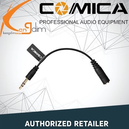 Comica CVM-CPX 3.5mm TRRS Female to TRS Male Adapter for Canon, Sony ...