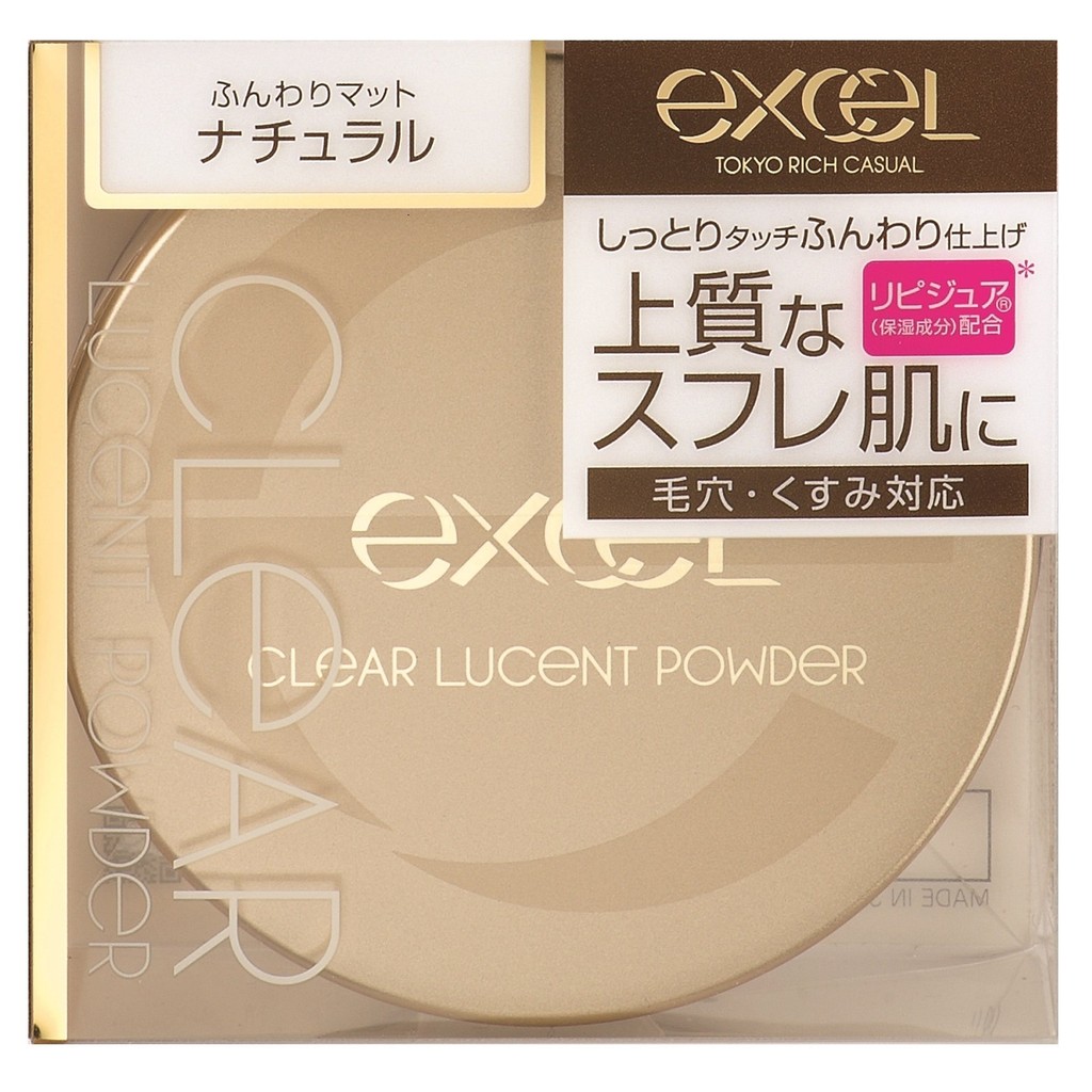 excel Clear Lucent Powder CP1 (Natural) Face Powder (Direct from Japan ...