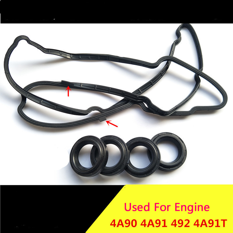 Free Shipping Valve Chamber Cover Spark Plug Oil Seal Washer Valve Cover Gasket For Mitsubishi ...