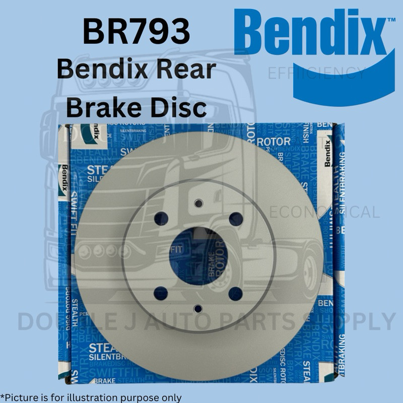 Bendix Rear Brake Disc / Brek Disc Belakang Toyota Land Cruiser Prado LJ95 (1996–2002) & KDJ120 ...