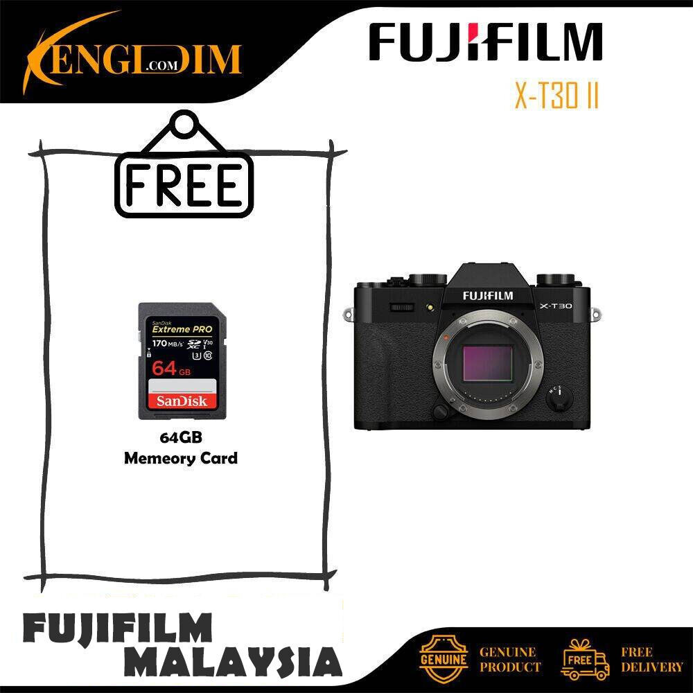 FUJIFILM X-T30 II XT30 II Mirrorless Digital Camera BODY (FUJIFILM MALAYSIA 1 YEAR WARRANTY ...