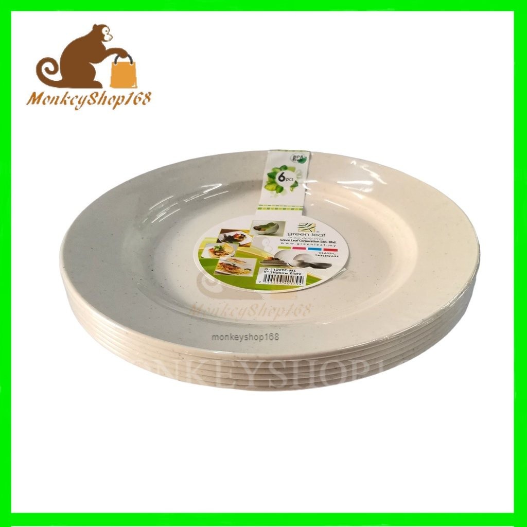 Plate Pinggan 9" Deep / 9" SHALLOW / 1PACK=6PCS / 9OZ CUP / 6" 8" 9" 10 ...