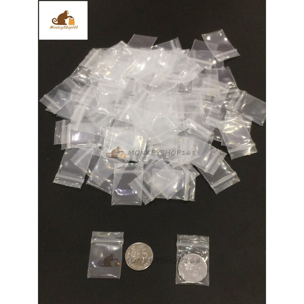 Mini Zipper Bag 90-100pcs / 2cm*3cm / 2.5cm*3cm / 3cm*4cm / 2x3 / 2.5x3 ...