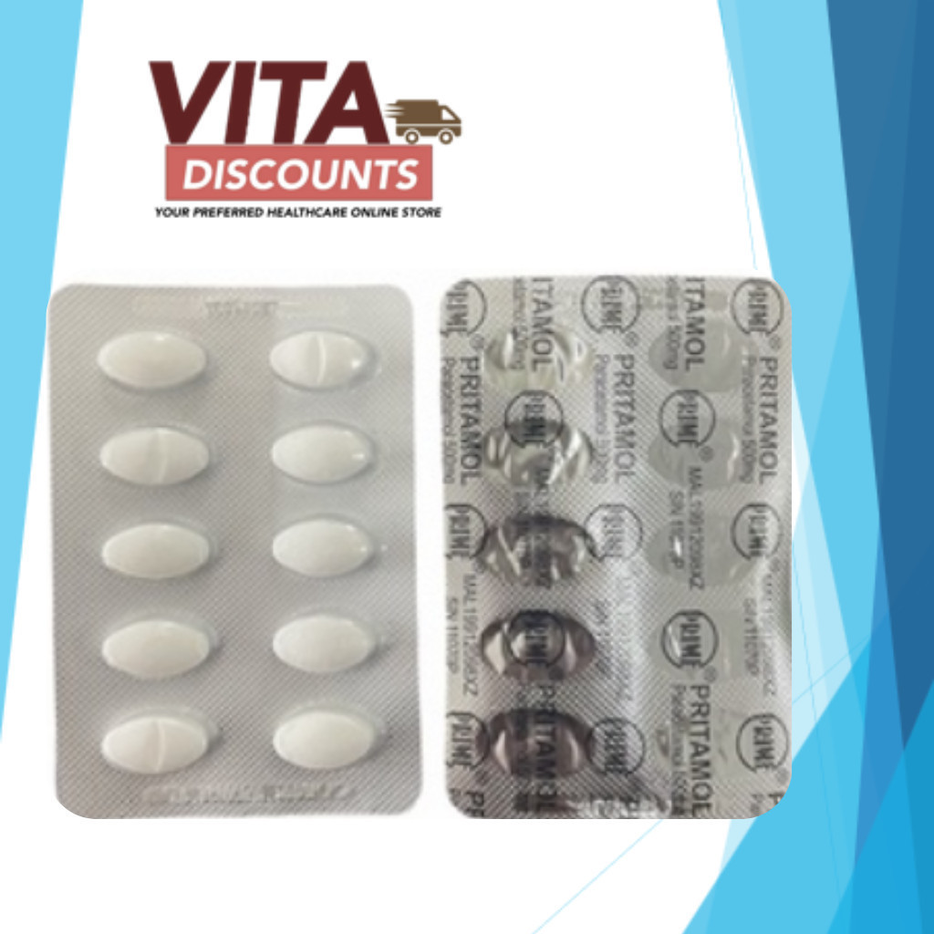 [SATU PAPAN] PRITAMOL 500MG TABS 10S EXP12/2025 | Shopee Malaysia