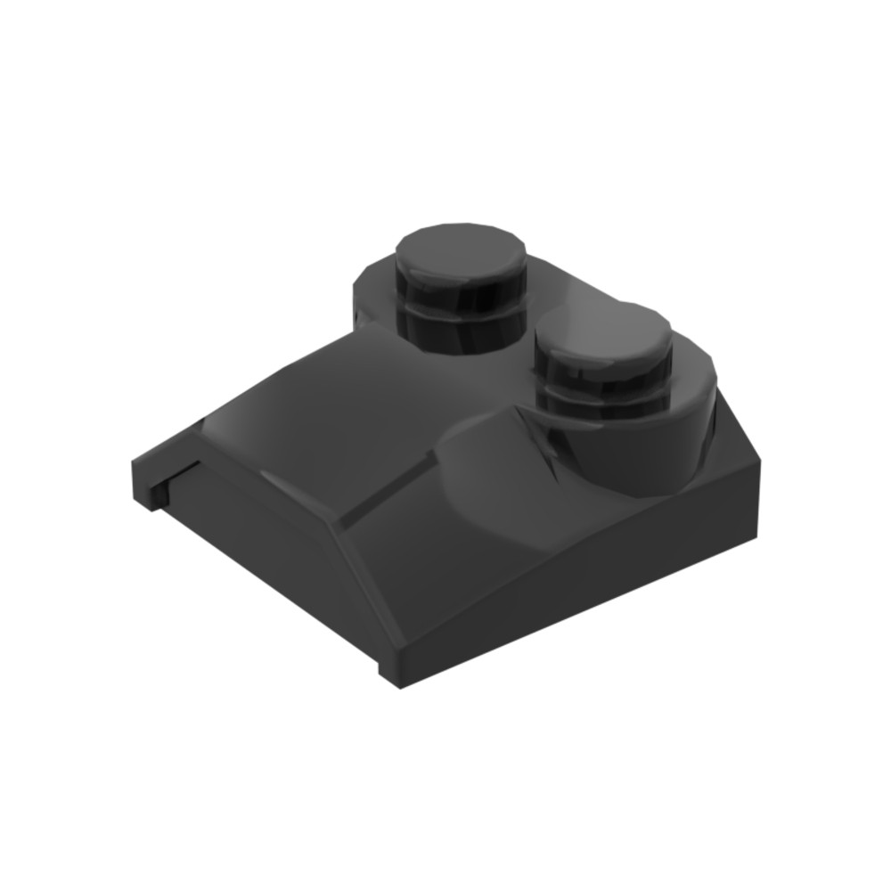 MK OEM Slope Curved 2 x 2 x 2/3 with 2 Studs and Curved Sides, Lip End ...
