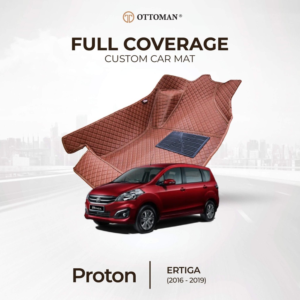 Ottoman Car Mat - Proton Ertiga (2016-2019) | Shopee Malaysia