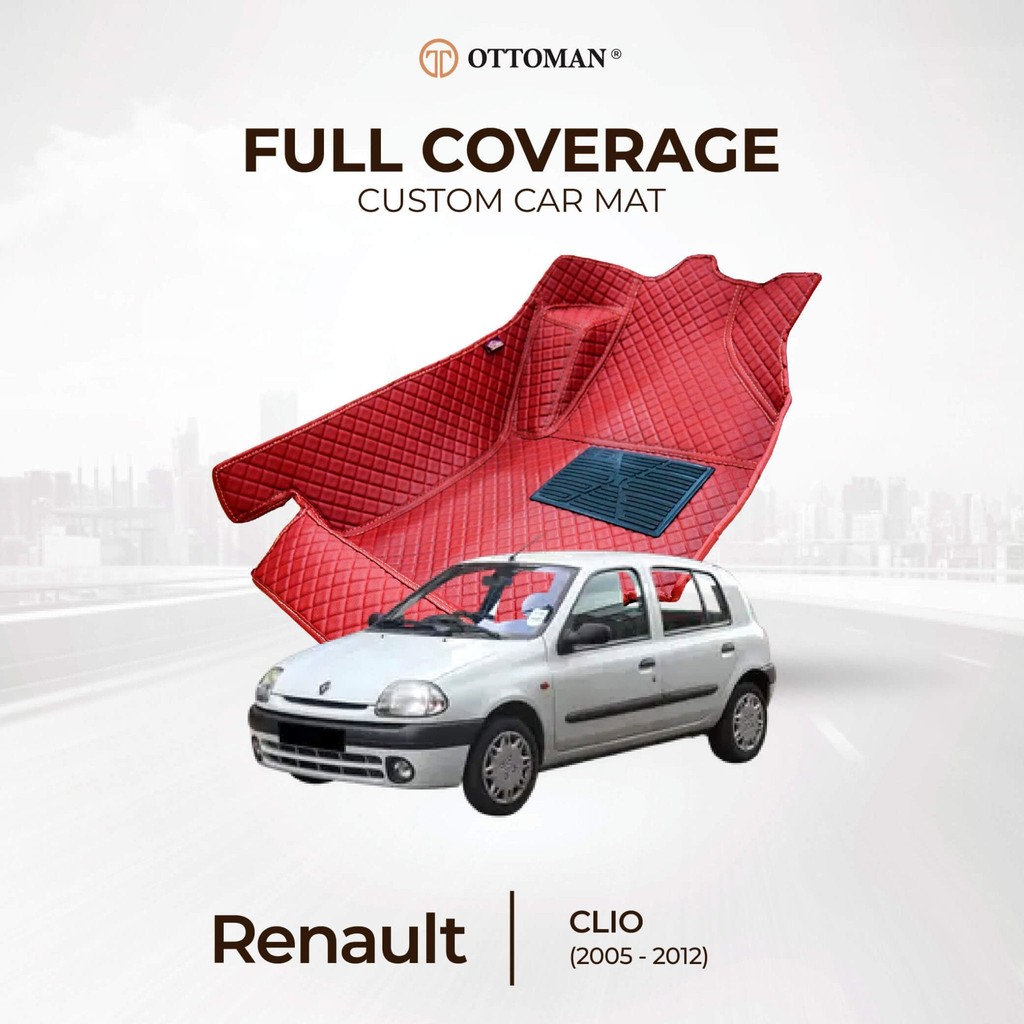 Ottoman Car Mat - Renault Clio (2005-2012) | Shopee Malaysia
