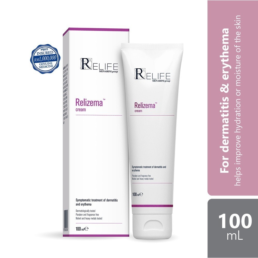 Relife Relizema Cream 100ml | Helps Restore Skin Barrier | Shopee Malaysia